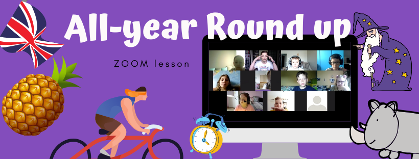 Klasa 3: All-year round up (online) – Angielski w szkole i w domu